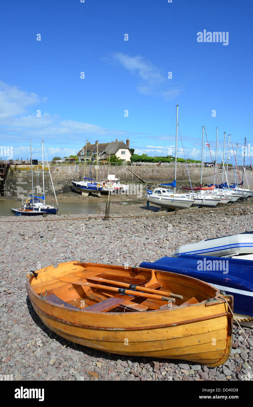 Harbour view, Porlock Weir, Porlock, Somerset, England, United Kingdom ...