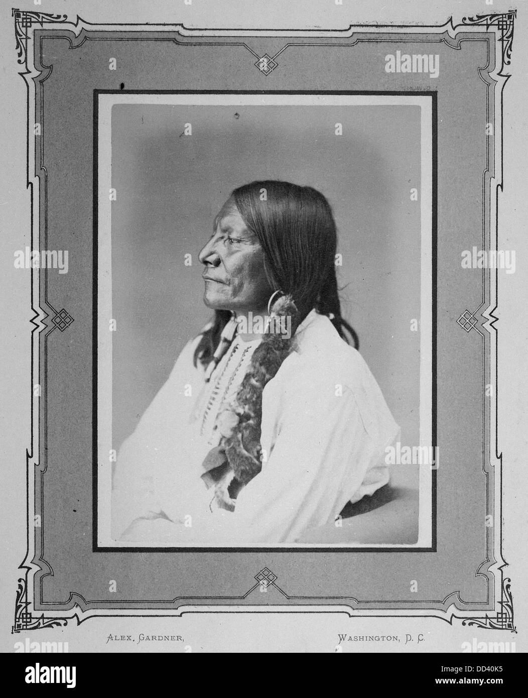 This photograph depicts 'The One Who Run The Tiger-He-Gmah-Vua-Kovah ...