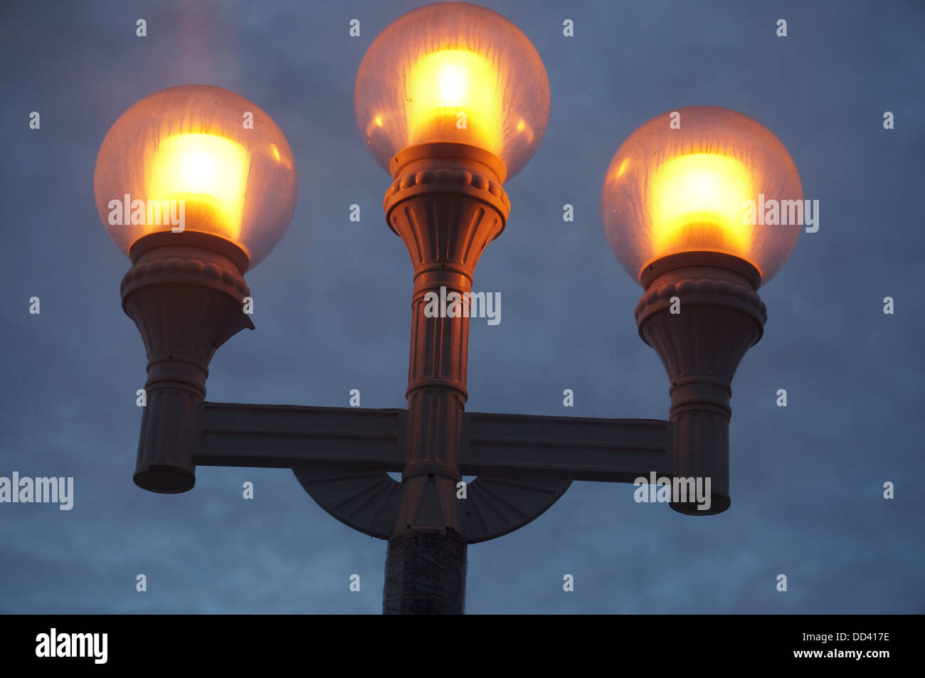 Stormy Night, Bright Lights! Stock Photo - Alamy