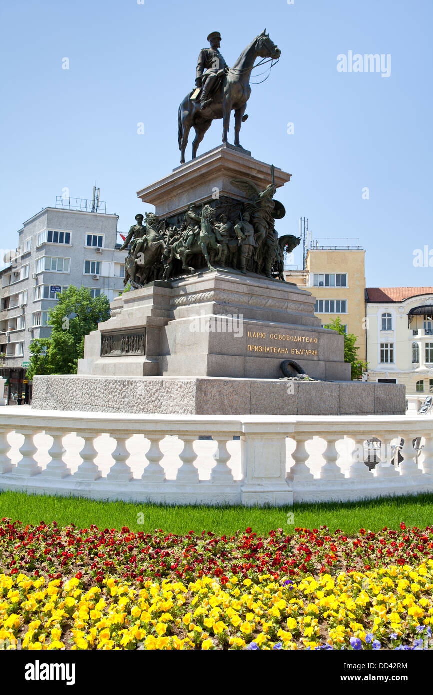The monument Tsar Osvoboditel in the capital city of Sofia, Bulgaria ...