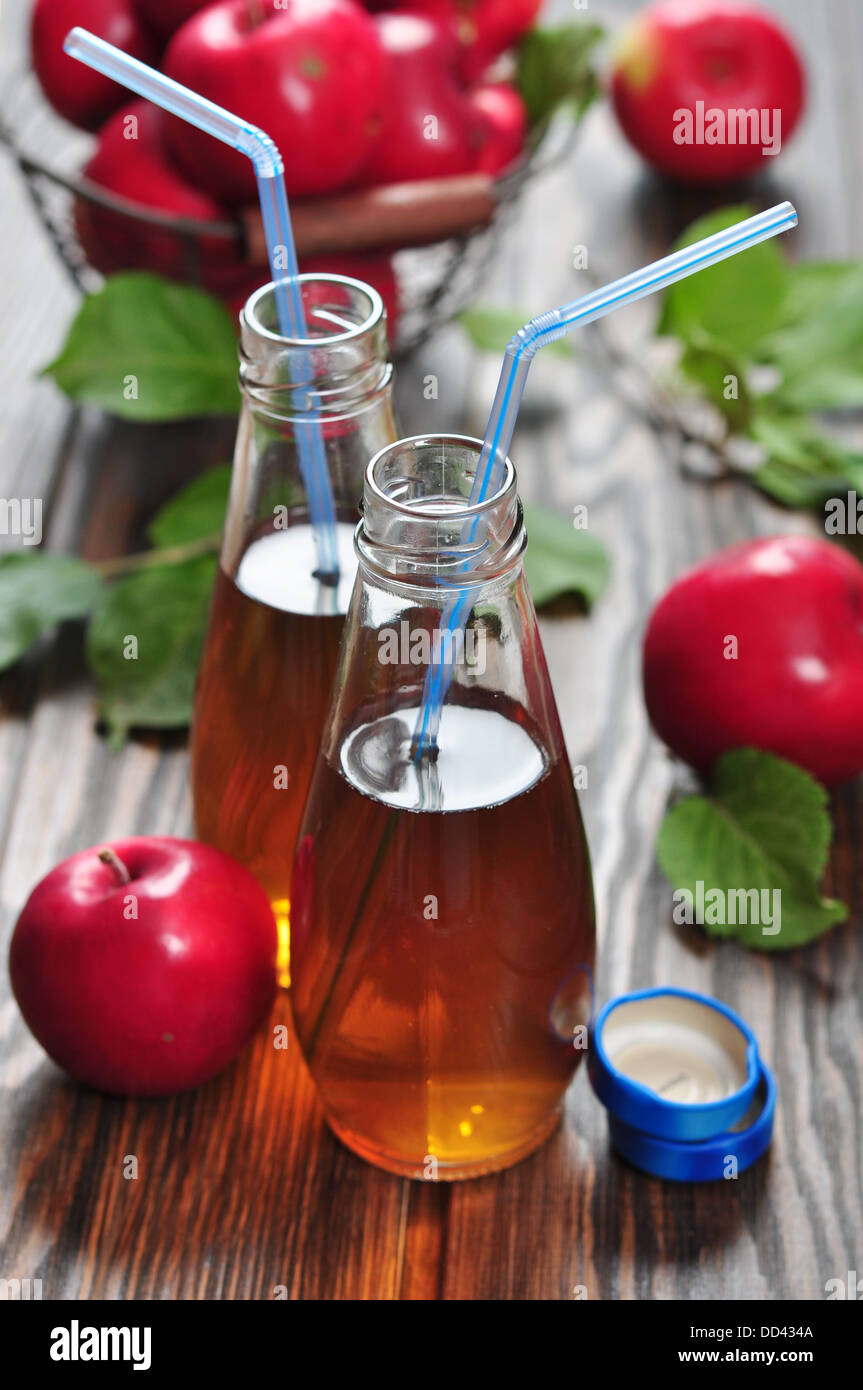 Apple juice bottle hi-res stock photography and images - Alamy