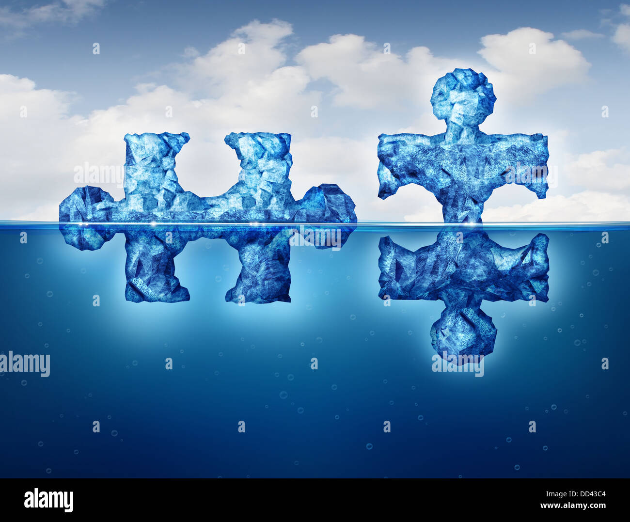 Hidden connections team business concept as a symbol of private deal ...