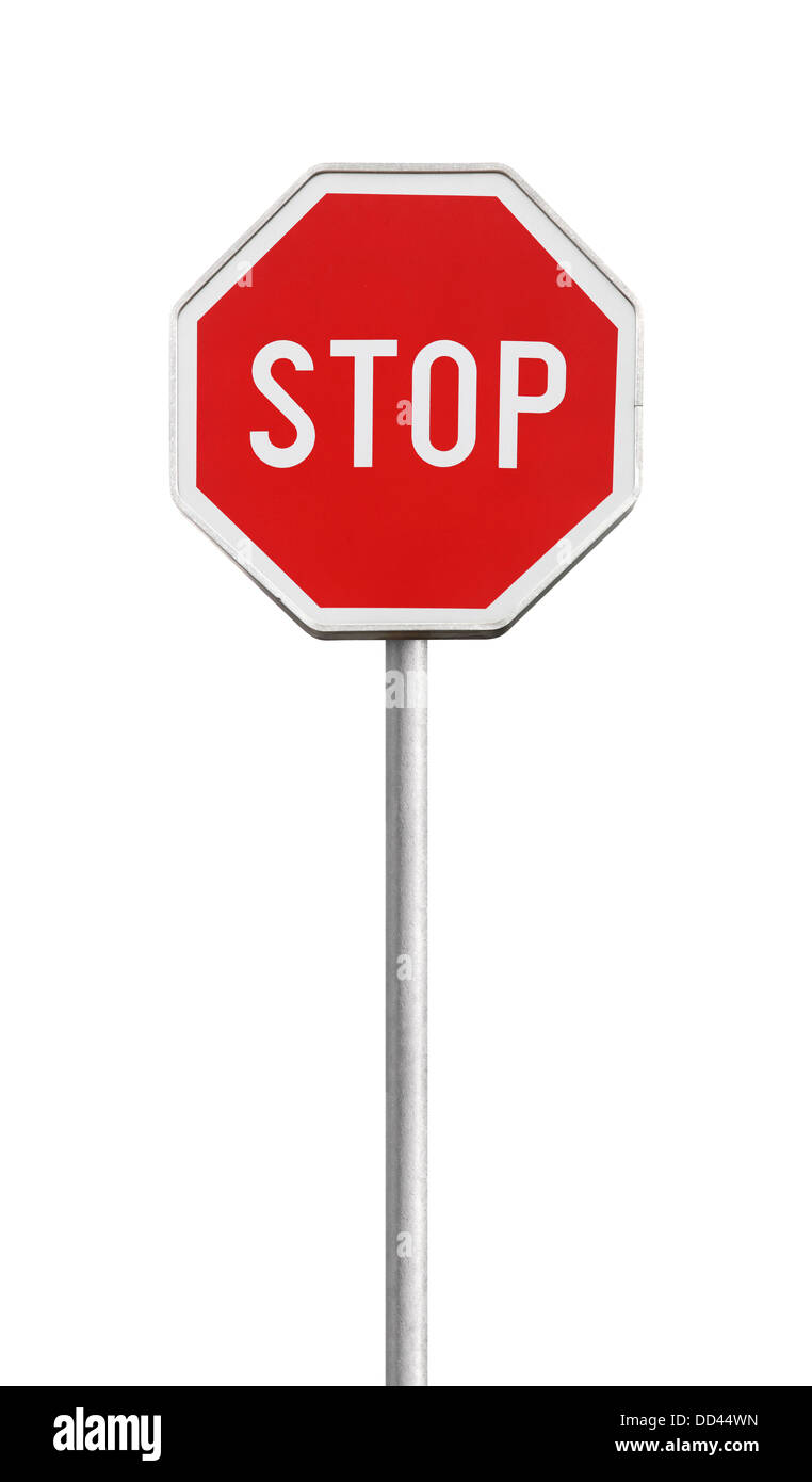 Stop sign one way signs hi-res stock photography and images - Alamy