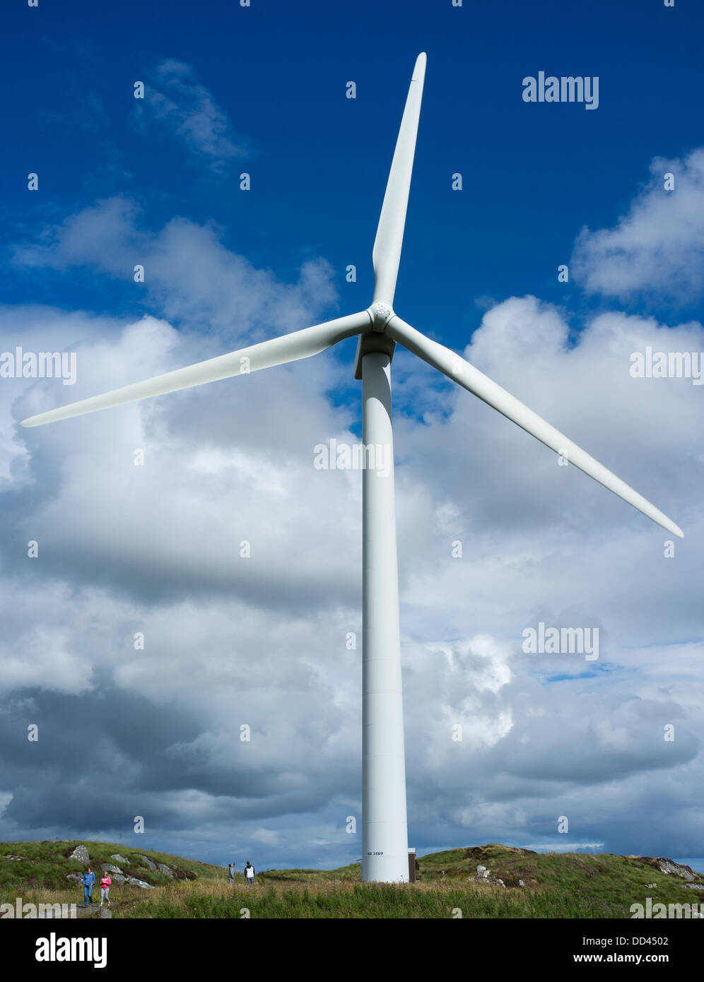 Wind Turbine Near Stornoway Isle of Lewis Western Isles Scotland UK ...