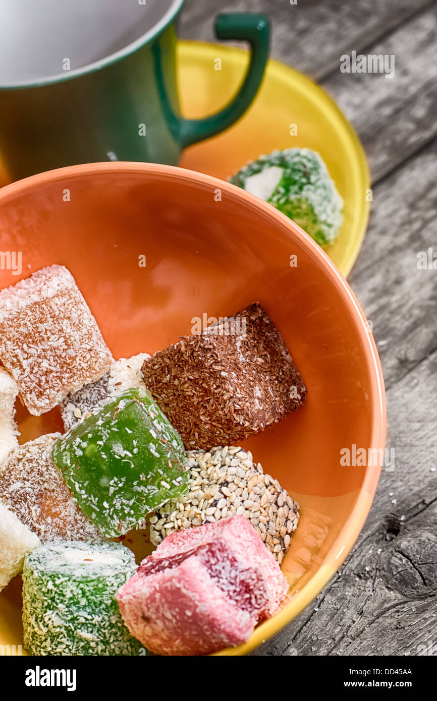 Eastern candy sweetness jelly Stock Photo - Alamy
