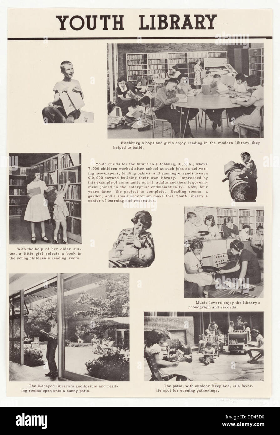 Youth Library - - 5730174 Stock Photo - Alamy