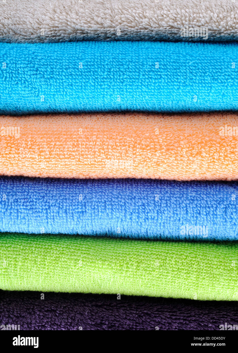 Cotton towels background Stock Photo - Alamy