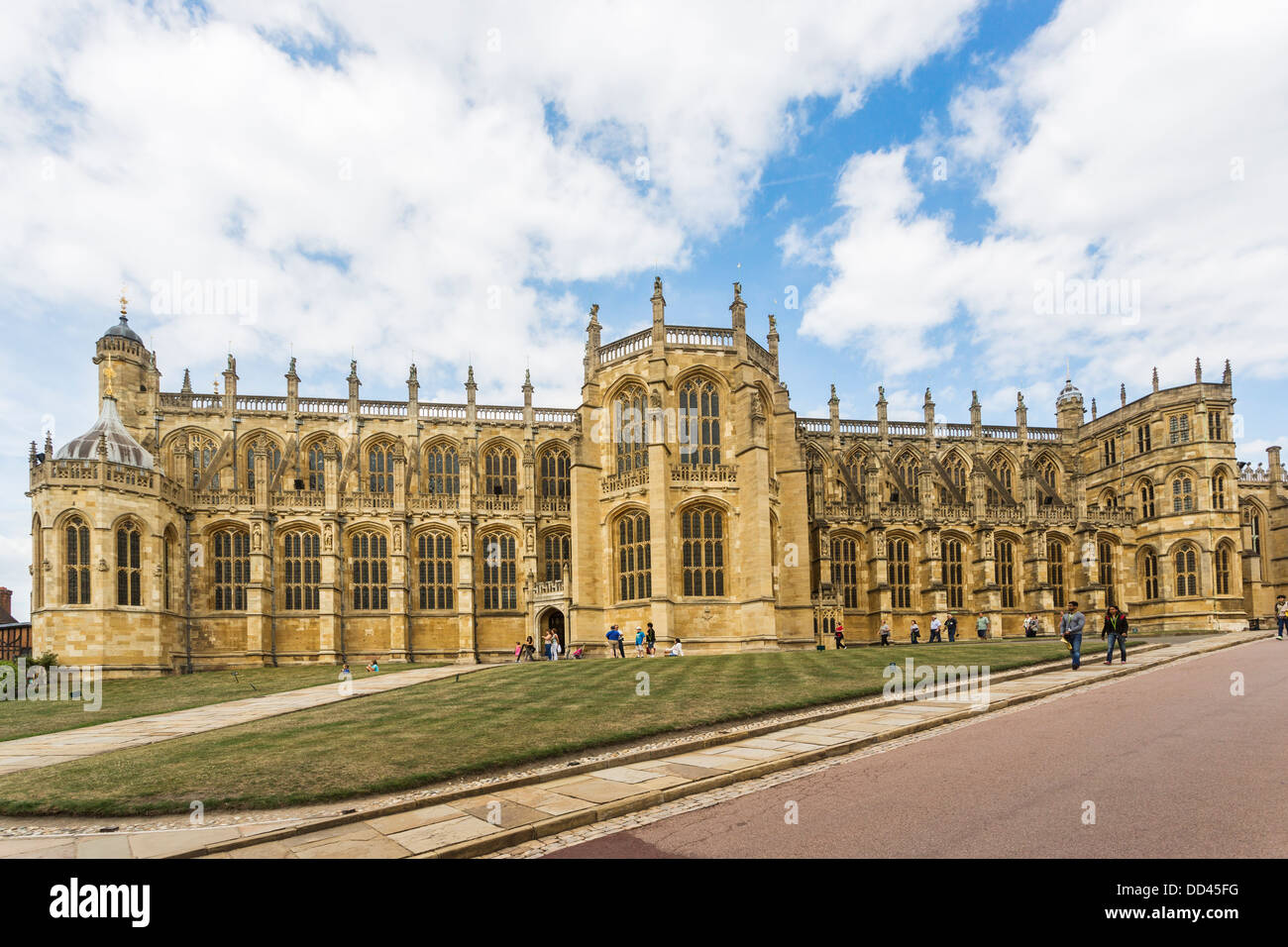 Exterior of the iconic historic building St George's Chapel at Windsor ...