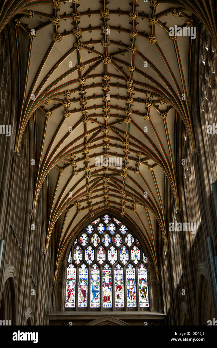 The Nave of St Mary Redcliffe Bristol Somerset England UK Stock Photo ...