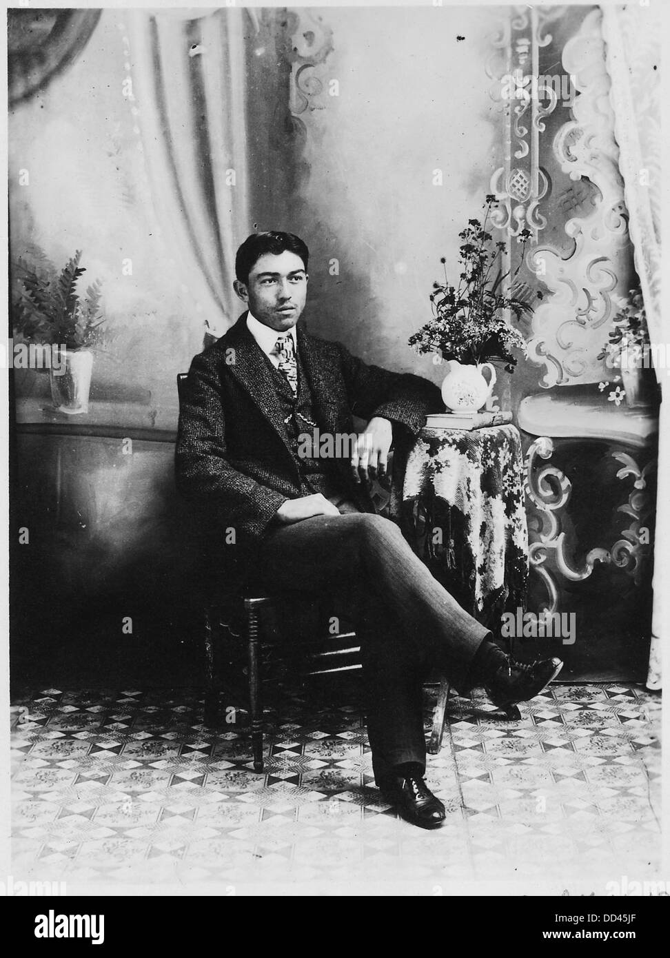 This is a portrait of an unnamed Indian man, offering a glimpse into ...