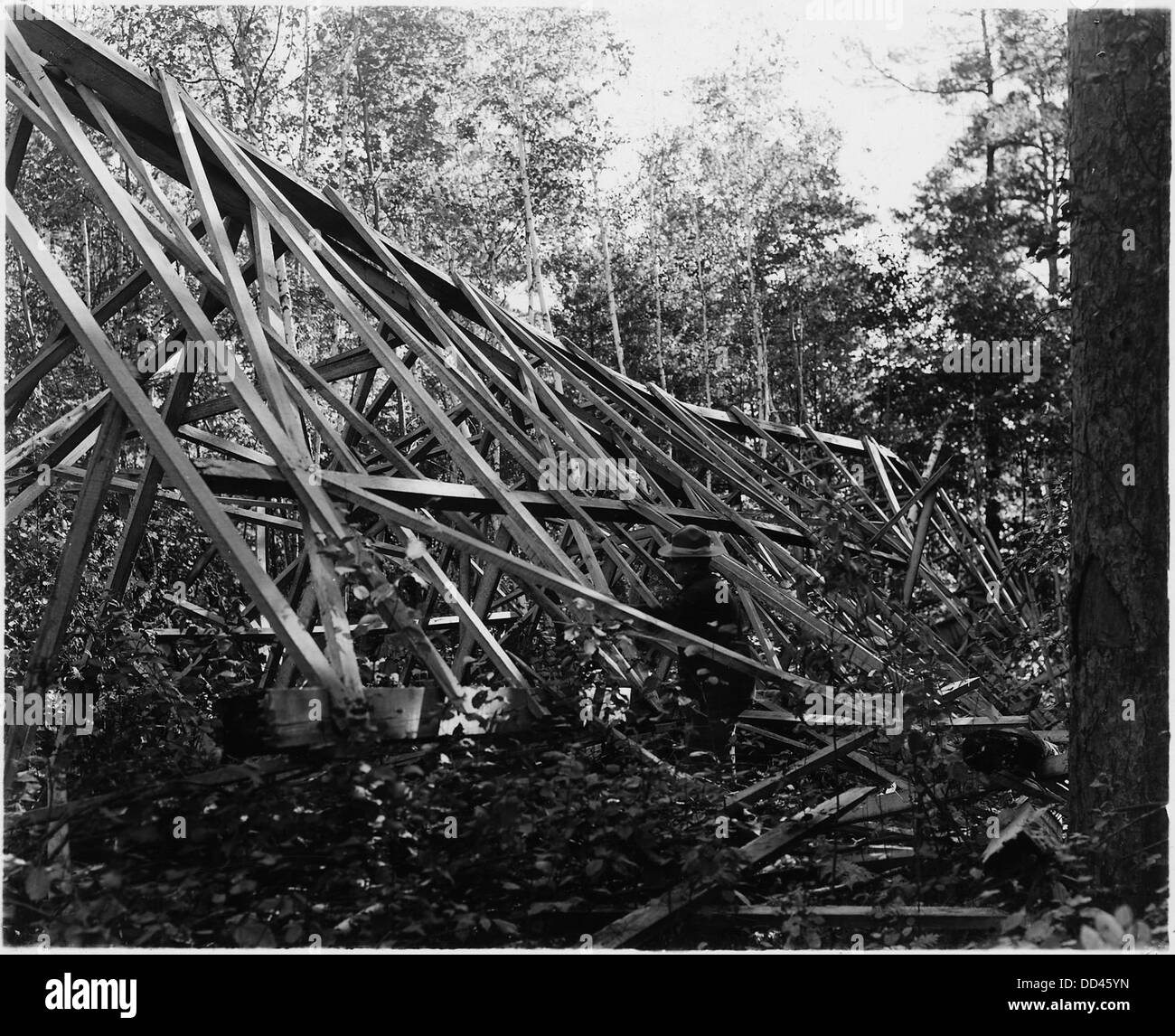 The 80-foot Ockerson Heights tower, built in 1903, was blown down by ...