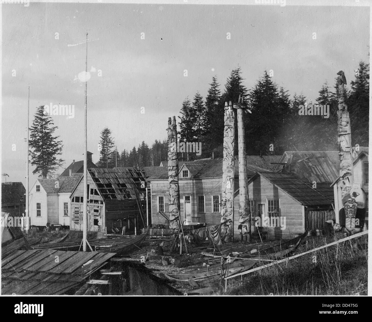 The Totem Group refers to a collection of totem poles, which are ...