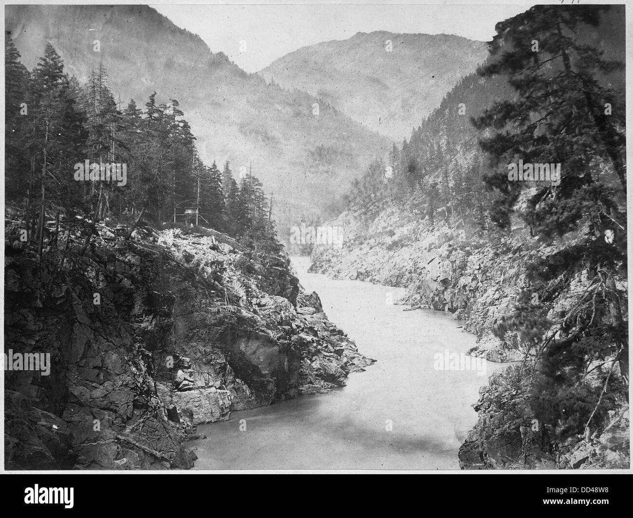 A scenic view of the Fraser River in British Columbia, known for its ...