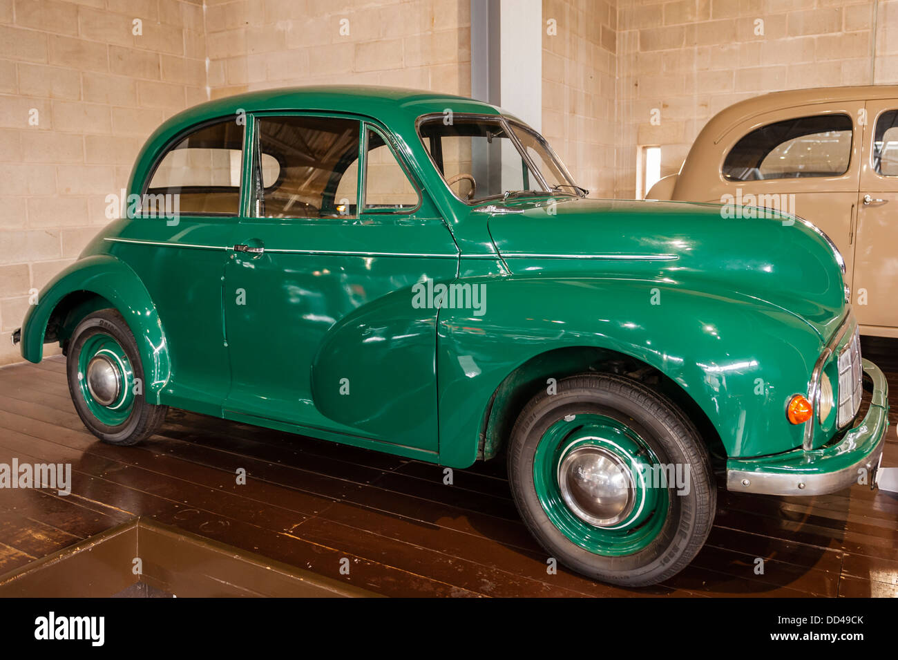 A 1949 Morris Minor Inside the National Motor Museum at Beaulieu in ...