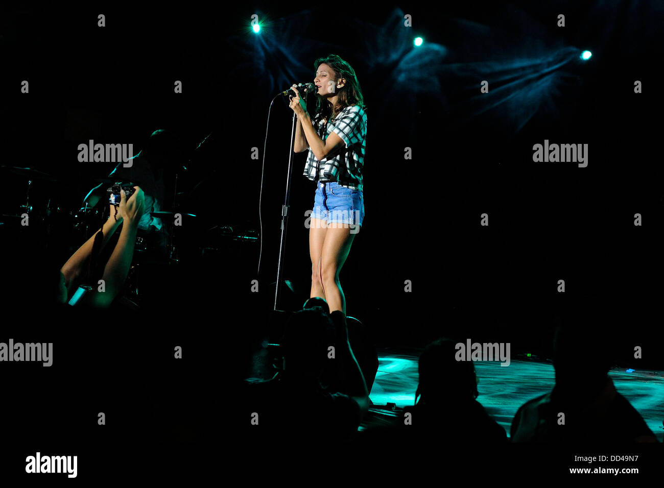 Toronto, Canada. 25th Aug 2013. Canadian electronic music band ...