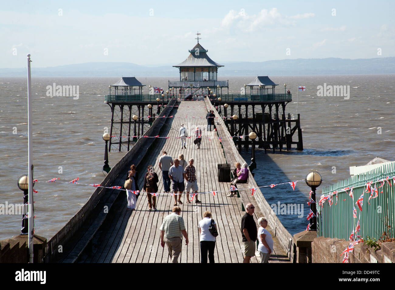 Clevedon Pier Cleveden Somerset England UK Stock Photo - Alamy