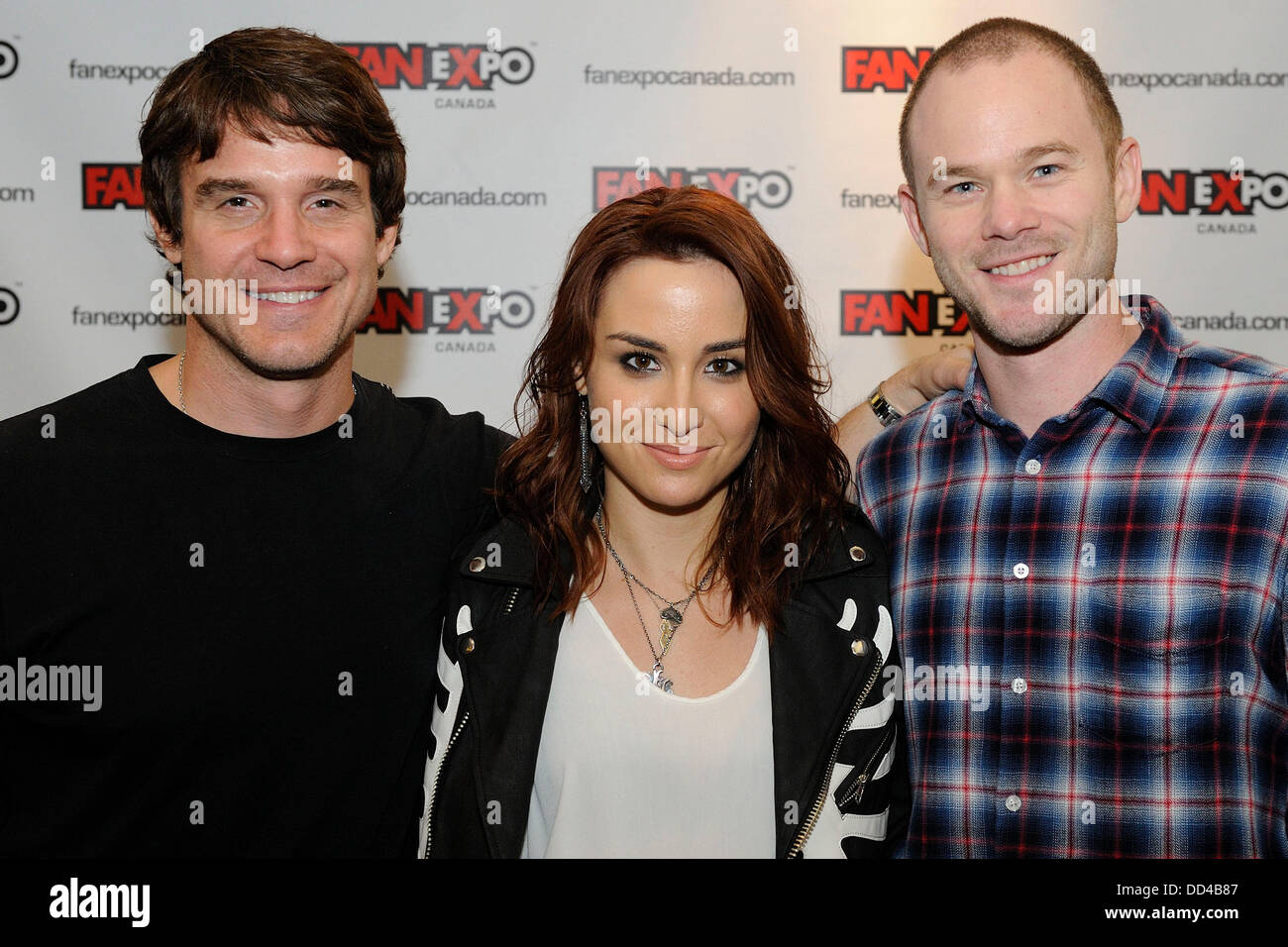 Toronto, Canada. 25th Aug 2013. Eddie McClintock, Allison Scagliotti ...