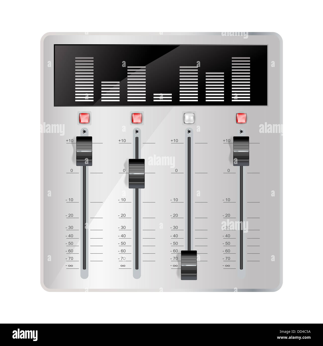 audio mixing panel Stock Photo - Alamy