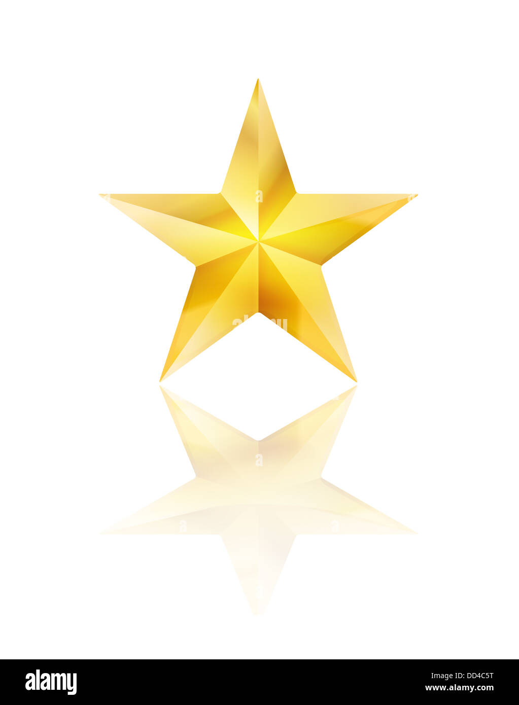 golden star on white Stock Photo - Alamy