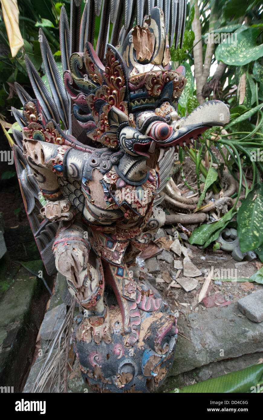 Traditional statue in Ubud, Bali, Indonesia. August 2012 Stock Photo ...