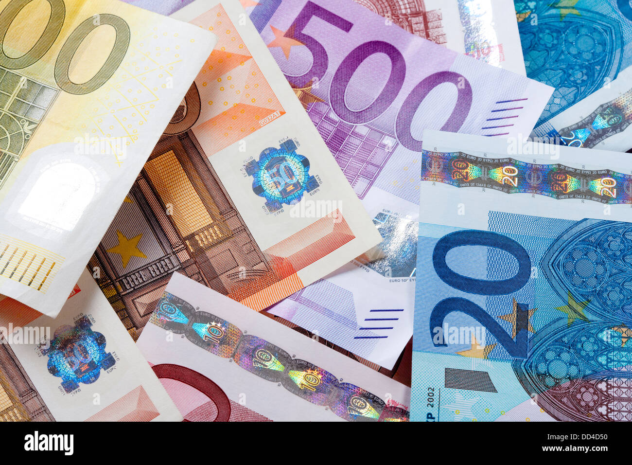 EURO - EUROPEAN UNION BANKNOTES Stock Photo - Alamy