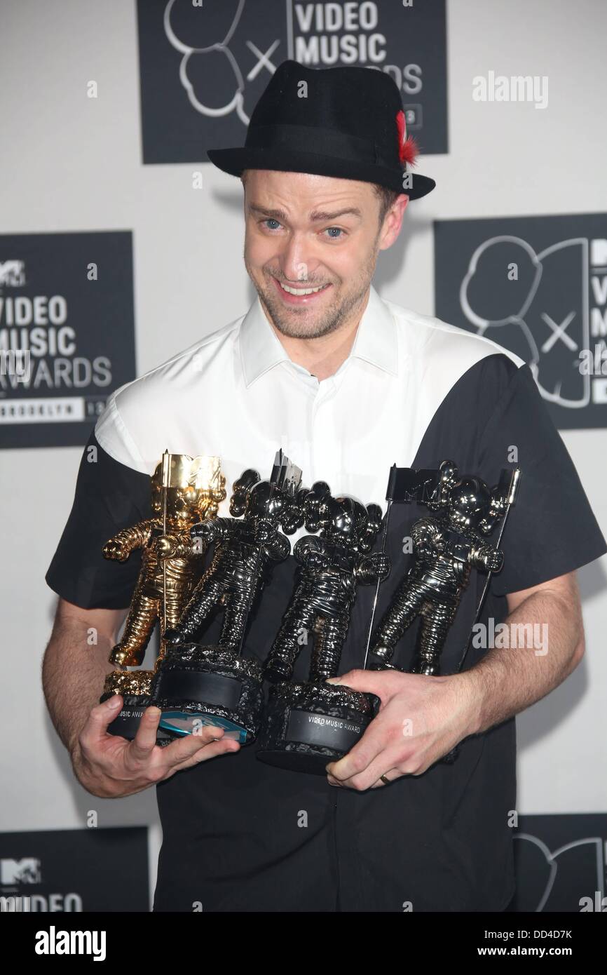 Brooklyn, New York, USA. 25th Aug, 2013. Multiple award winner Justin ...
