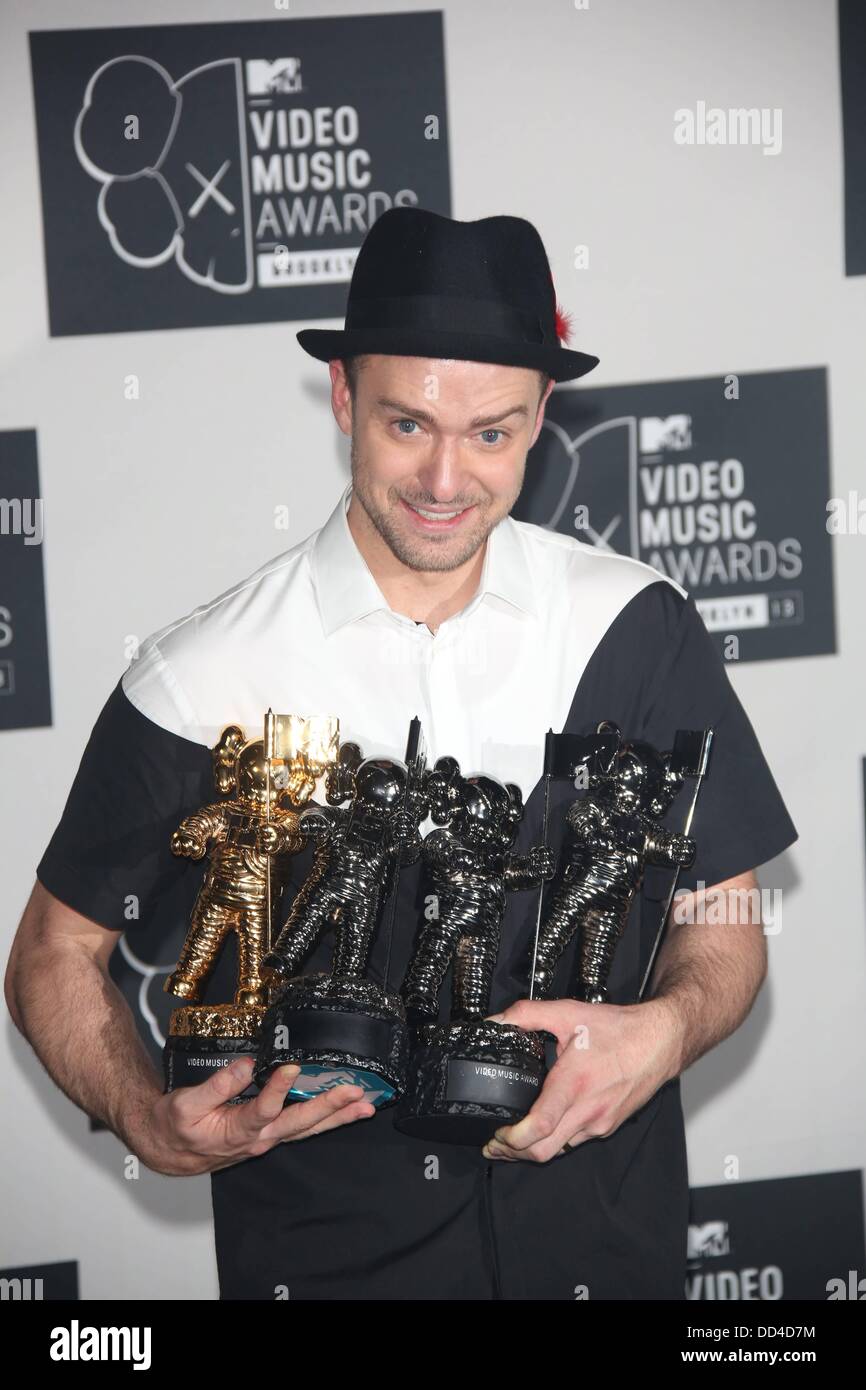 Brooklyn, New York, USA. 25th Aug, 2013. Multiple award winner Justin ...