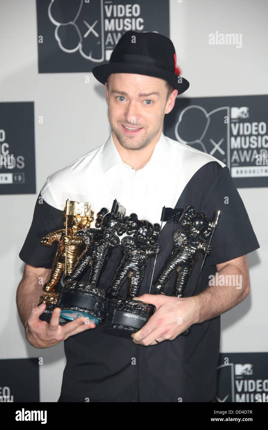 Brooklyn, New York, USA. 25th Aug, 2013. Multiple award winner Justin ...