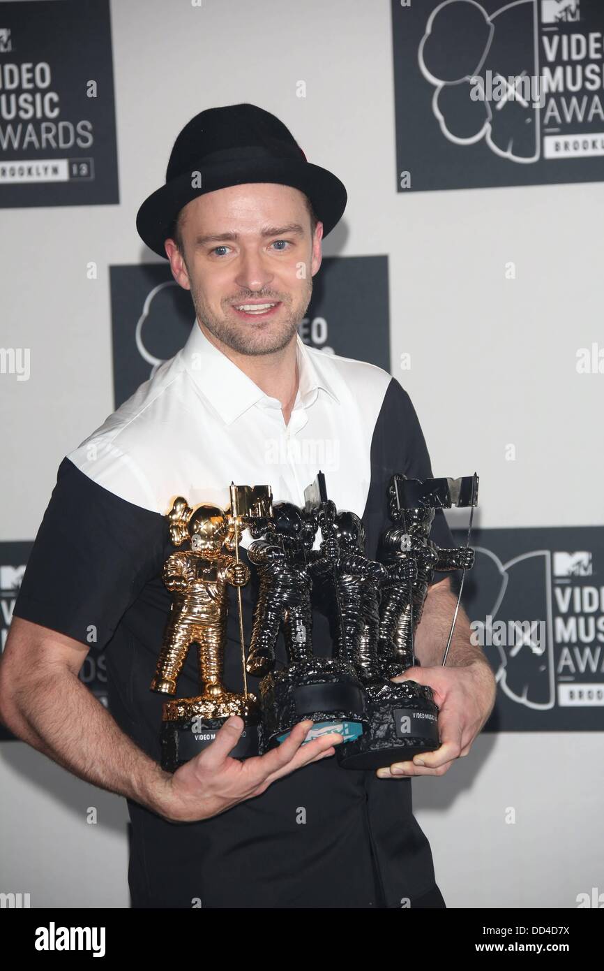 Brooklyn, New York, USA. 25th Aug, 2013. Multiple award winner Justin ...