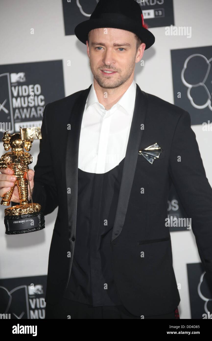 Brooklyn, New York, USA. 25th Aug, 2013. US singer Justin Timberlake ...