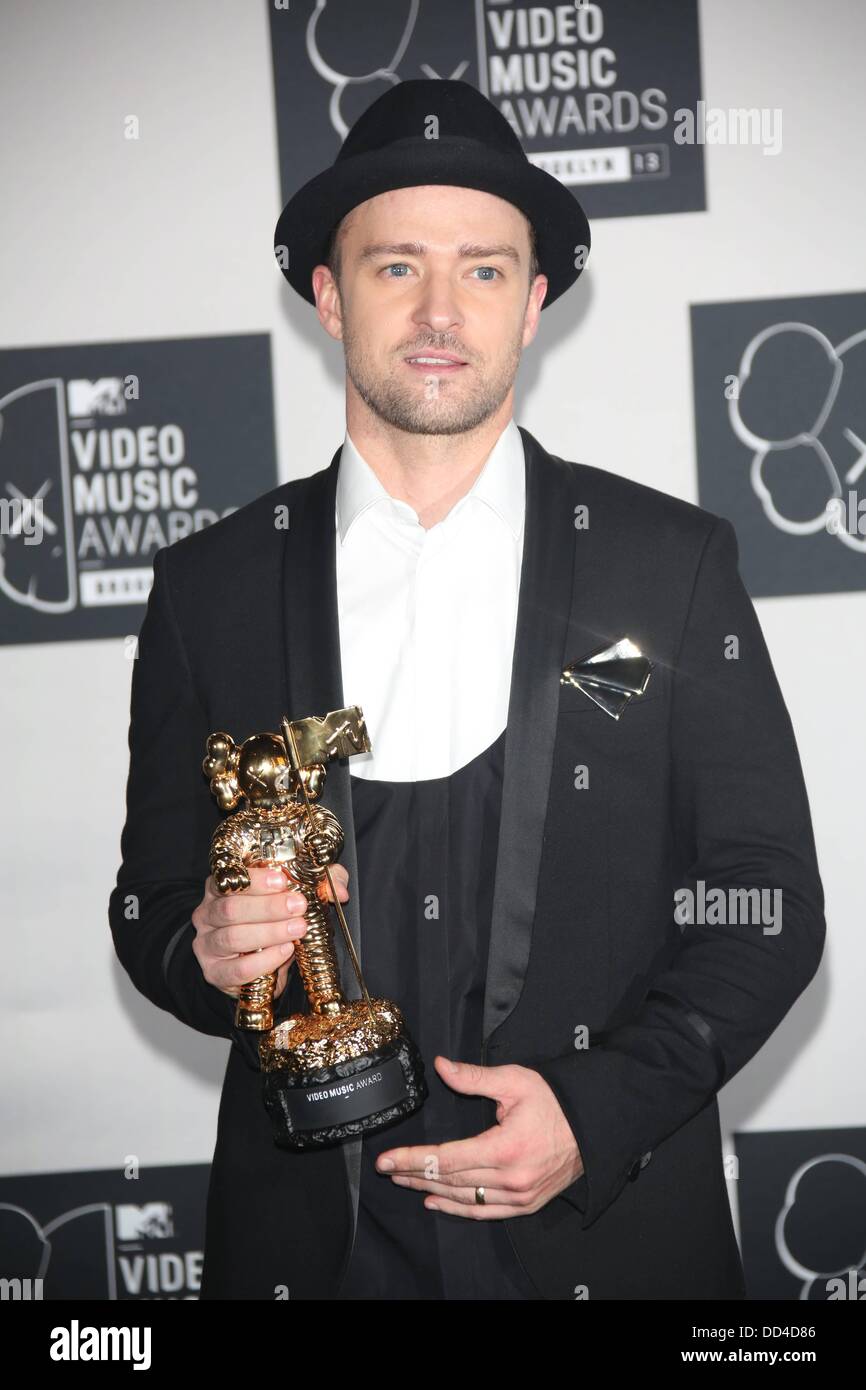 Brooklyn, New York, USA. 25th Aug, 2013. US singer Justin Timberlake ...