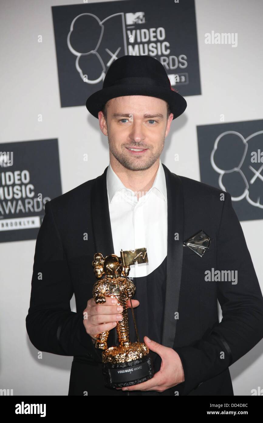 Brooklyn, New York, USA. 25th Aug, 2013. US singer Justin Timberlake ...