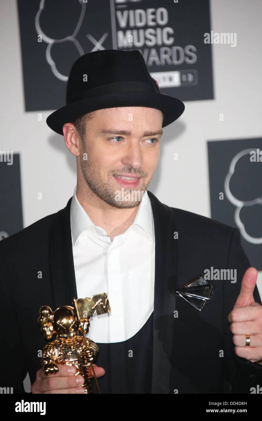 Brooklyn, New York, USA. 25th Aug, 2013. US singer Justin Timberlake ...