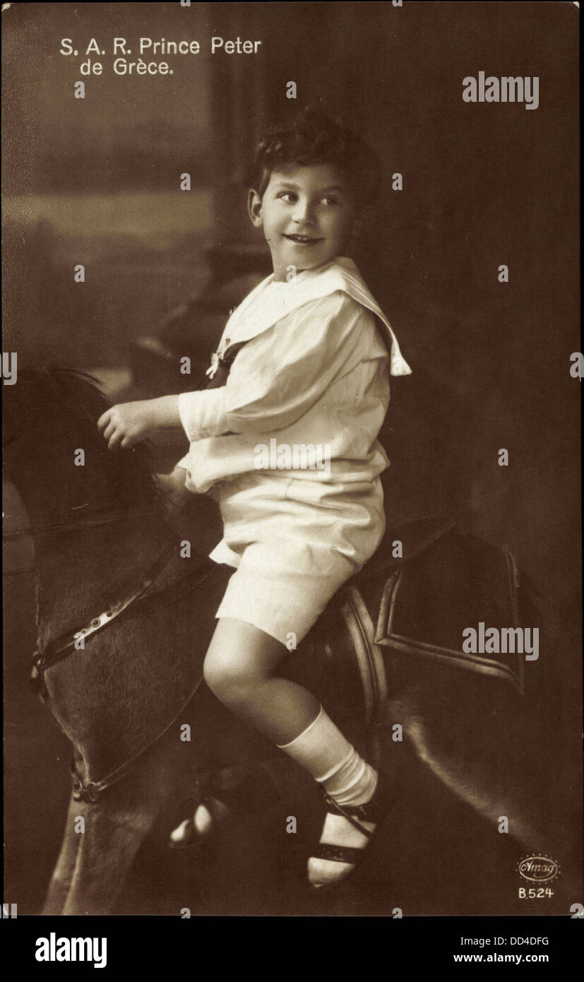 Ak S.A.R. Prince Peter de Grece, Adel Griechenland, Amag B 524 Stock ...