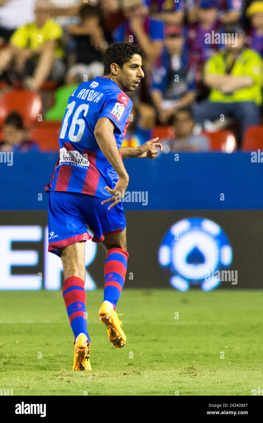 Issam El Adoua (Levante), AUGUST 25, 2013 - Football / Soccer : Spanish ...