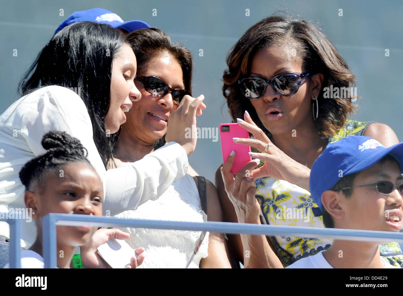 Jeanne Moutoussamy-Ashe and Michelle Obama attend the 2013 Arthur Ashe ...