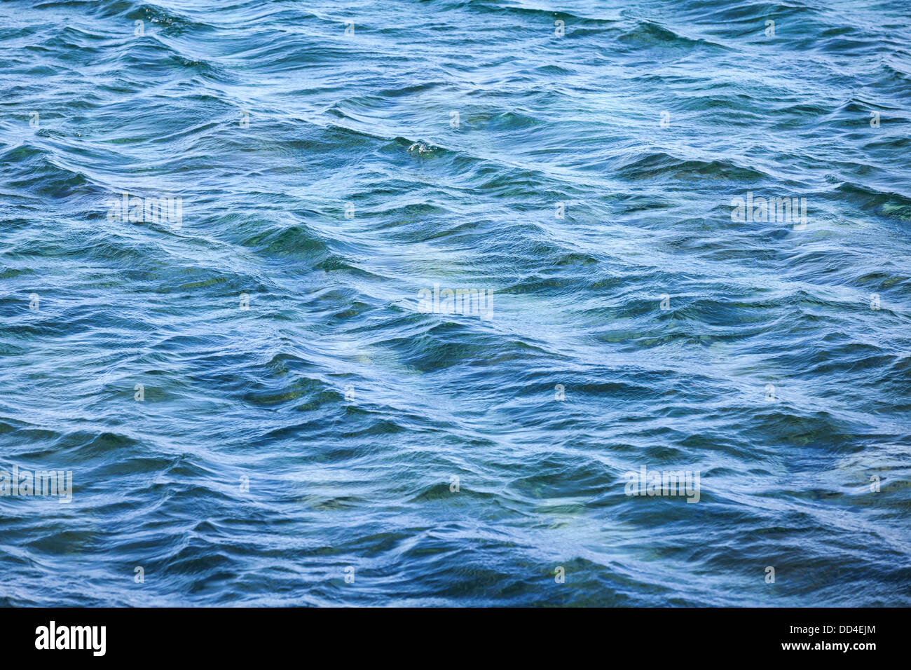 Blue sea water surface with waves. Natural background texture Stock ...