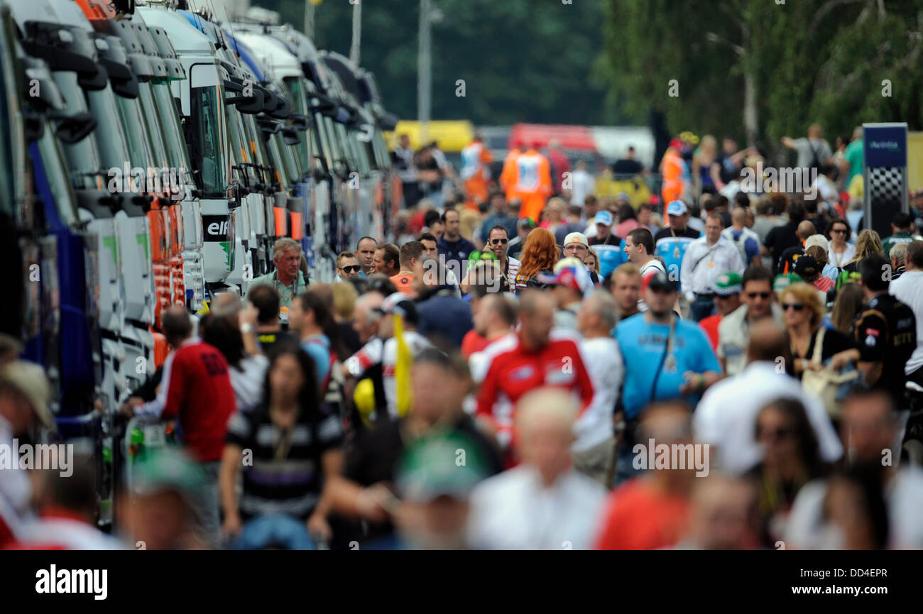 Motorcycle Grand Prix of the Czech Republic at the Masaryk circuit in ...