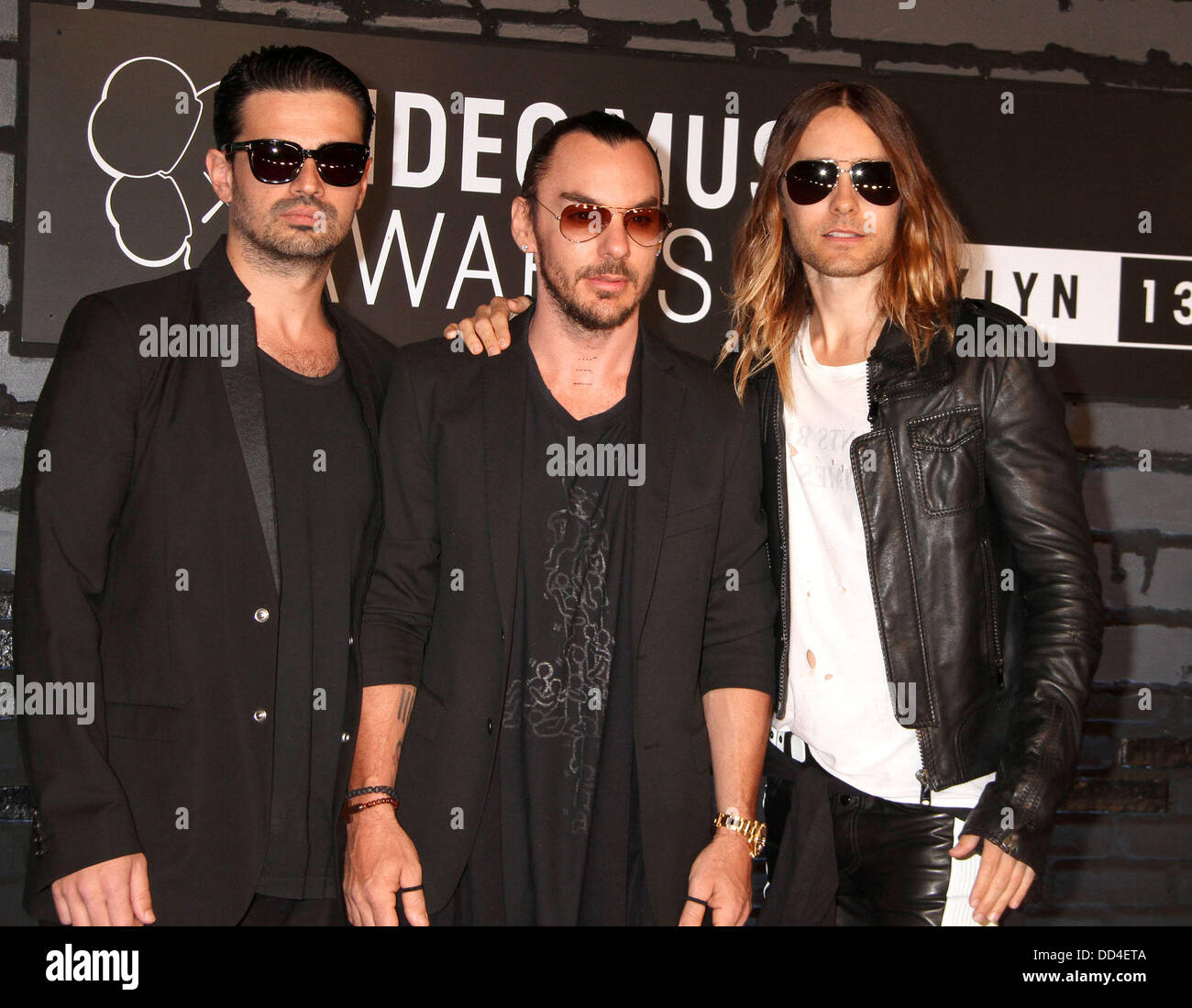 New York, New York, USA. 25th Aug, 2013. Singer 30 SECONDS TO MARS ...