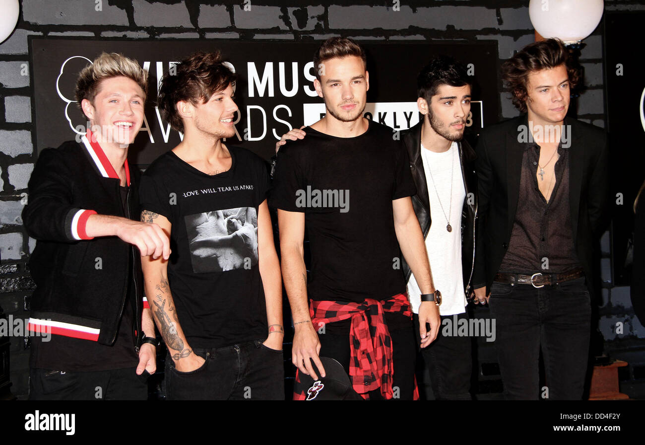 New York, New York, USA. 25th Aug, 2013. ONE DIRECTION attends the red ...