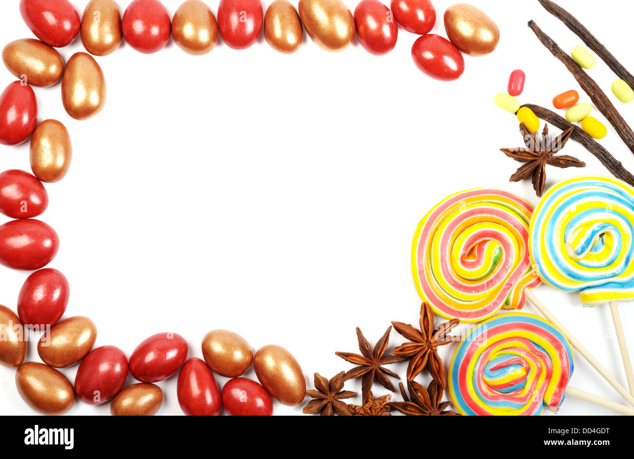 Chocolate border hi-res stock photography and images - Alamy