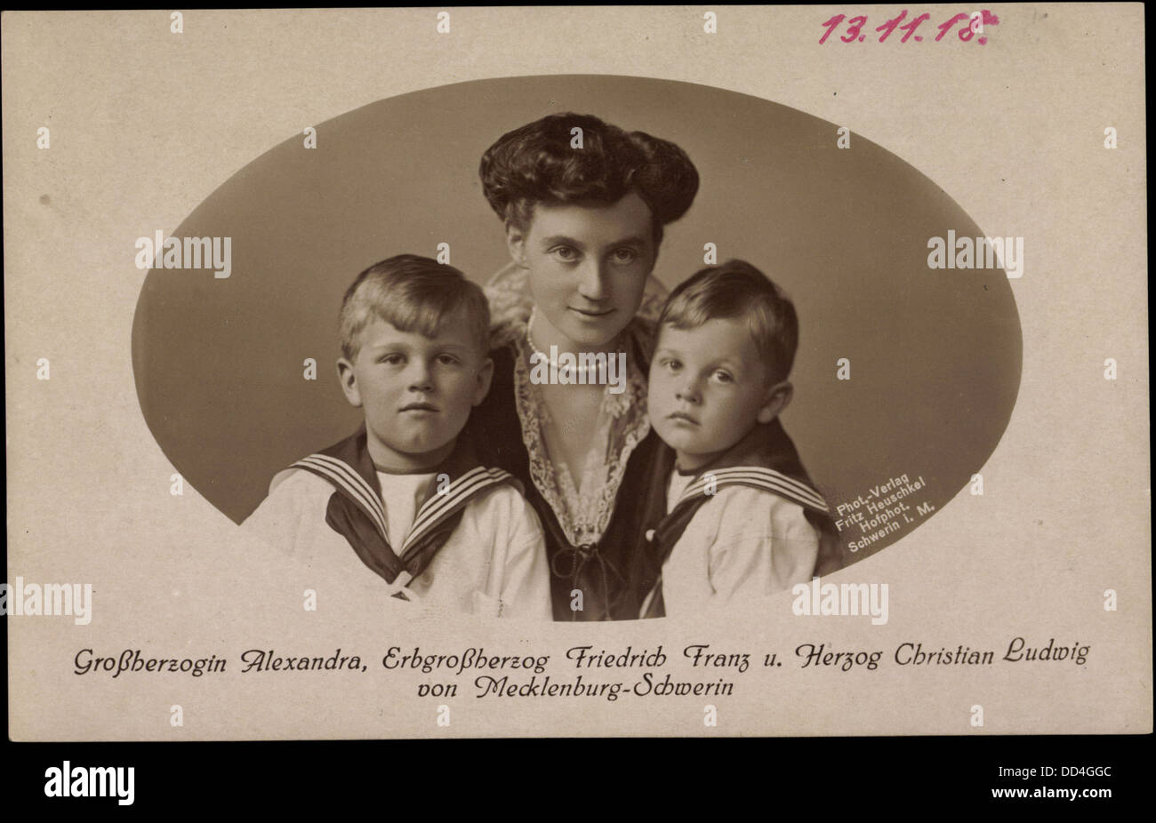 Grand Duchess Alexandra Of Mecklenburg Schwerin High Resolution Stock ...
