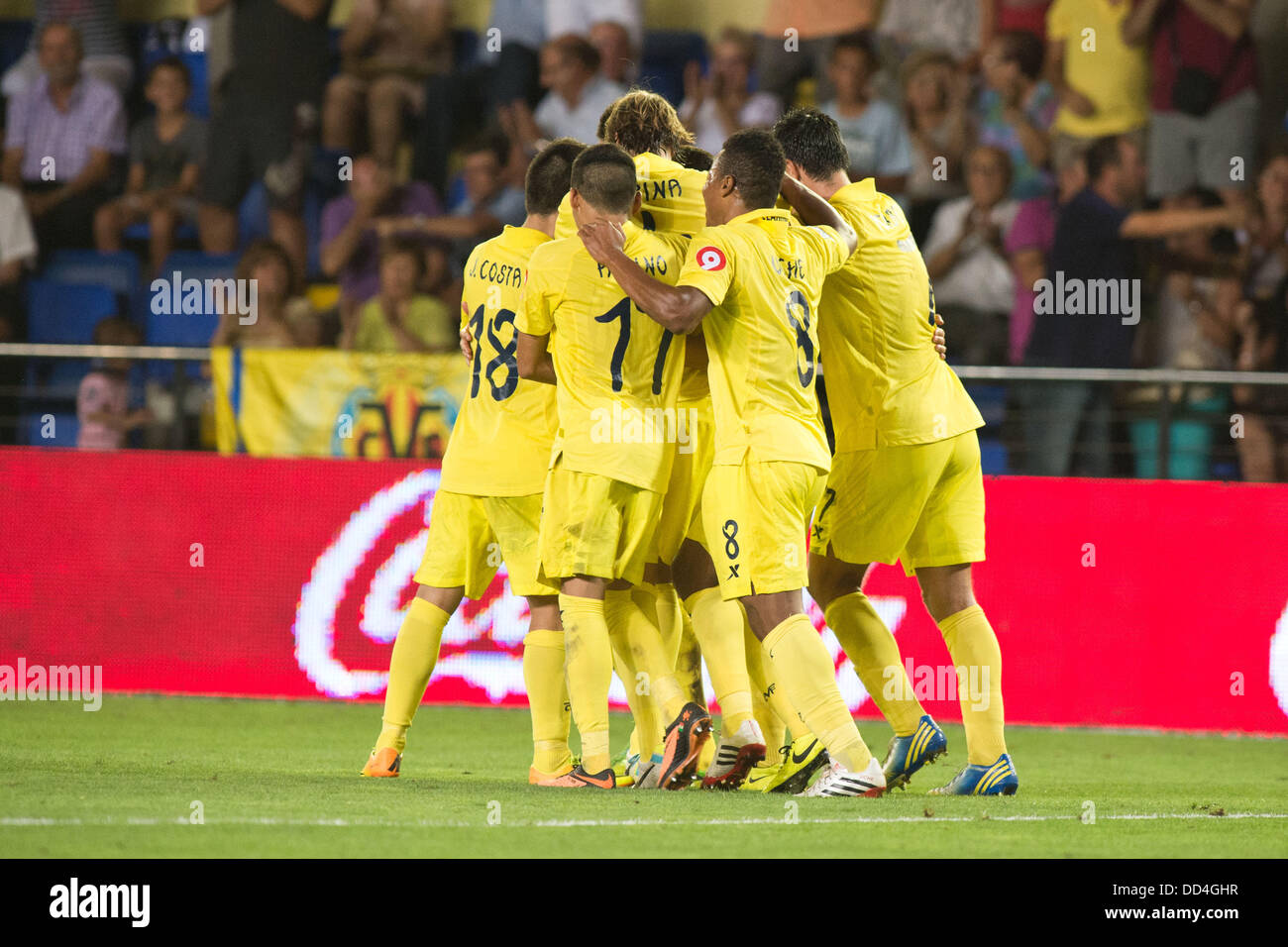 Villarreal team group, AUGUST 24, 2013 - Football / Soccer : Villarreal ...