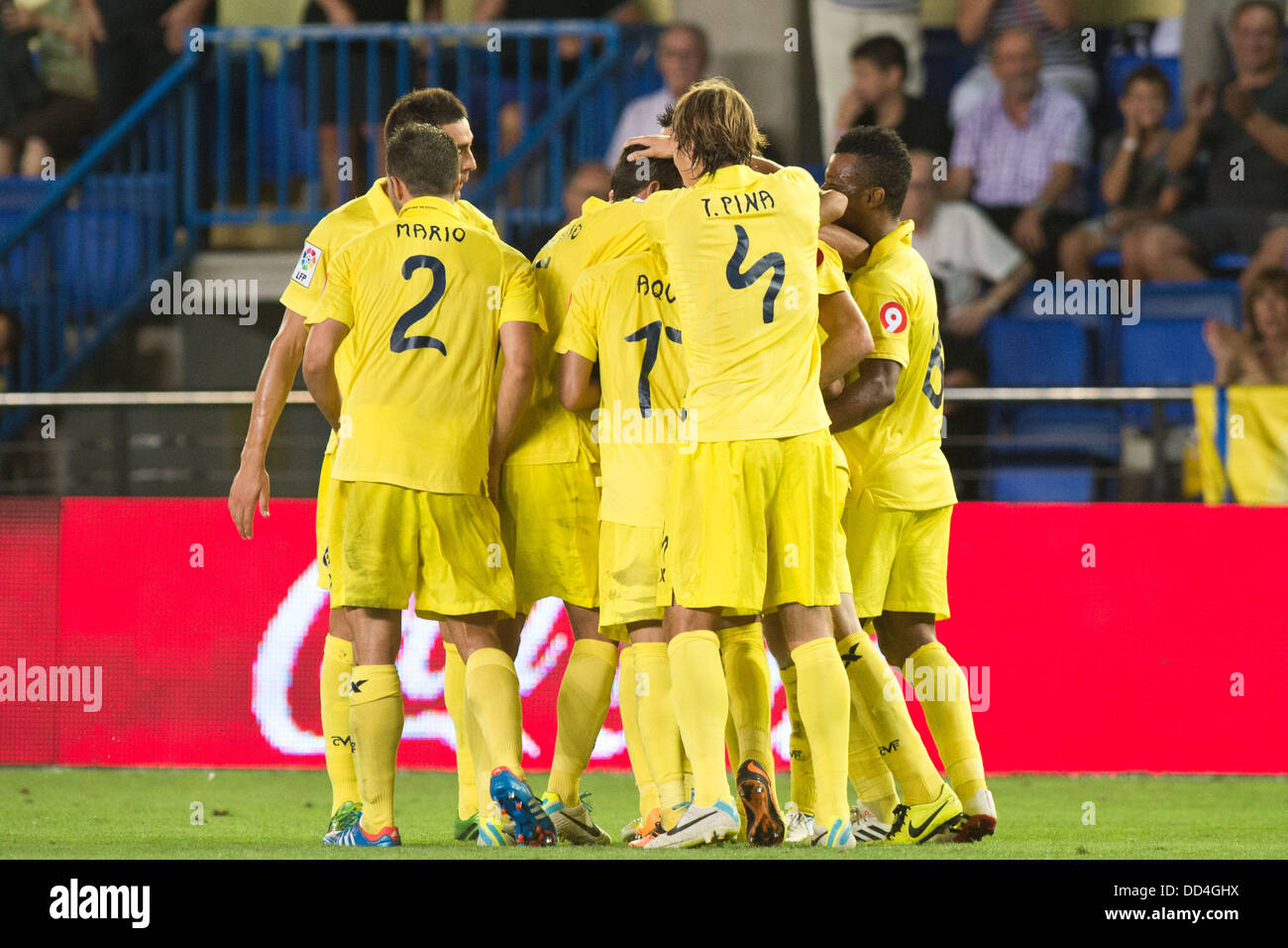 Villarreal team group, AUGUST 24, 2013 - Football / Soccer : Villarreal ...
