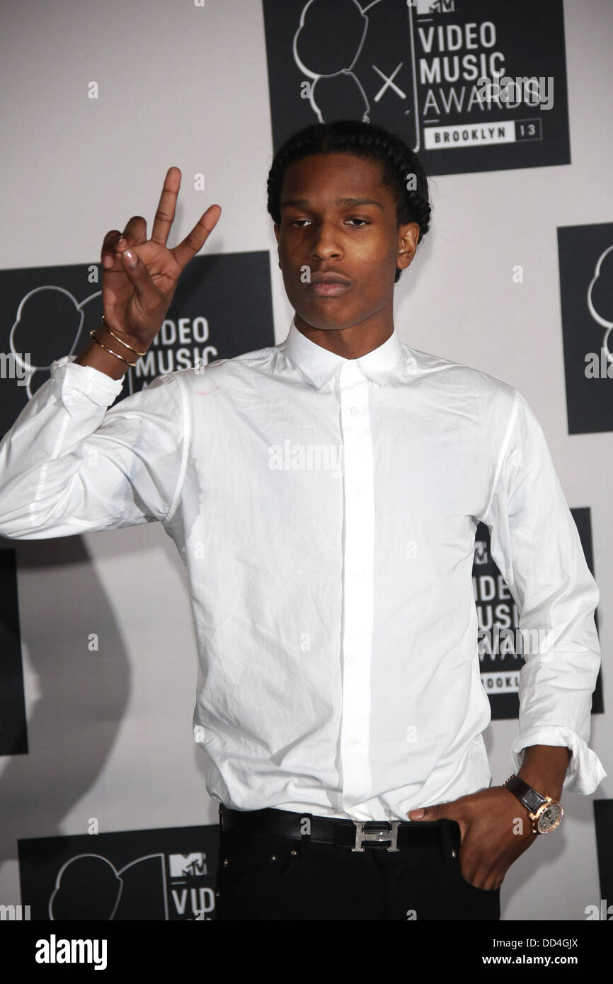 Brooklyn, New York, USA. 25th Aug, 2013. US Rapper ASAP Rocky poses in ...
