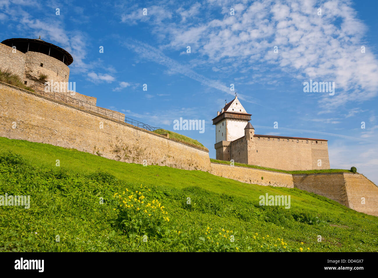 Old Fortress. Narva, Estonia Stock Photo - Alamy