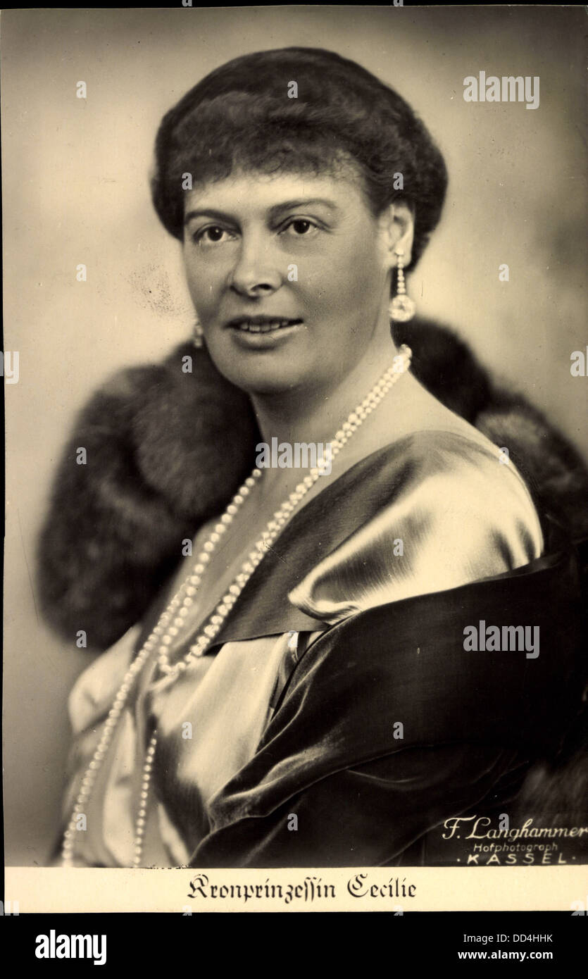 Princess Cecilie High Resolution Stock Photography and Images - Alamy