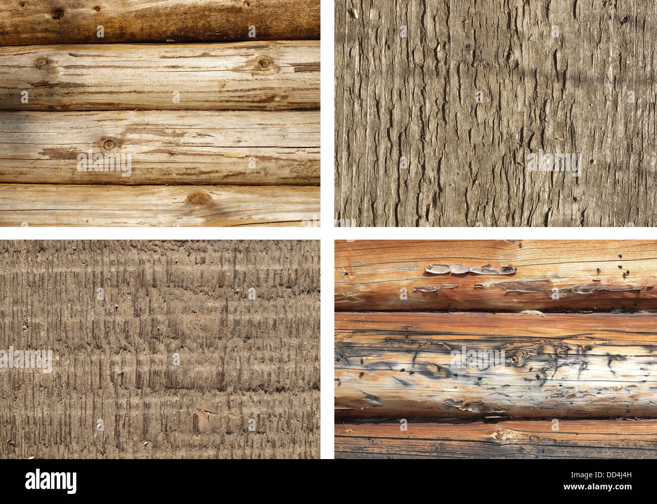 Timbered wall. Set Stock Photo - Alamy