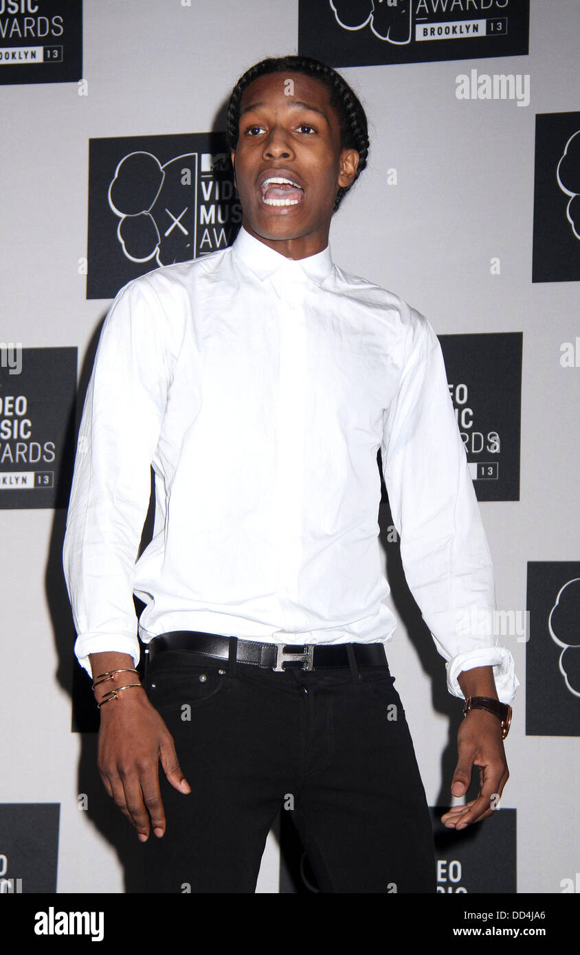 Aug. 25, 2013 - New York, New York, U.S. - Rapper A$AP ROCKY poses for ...