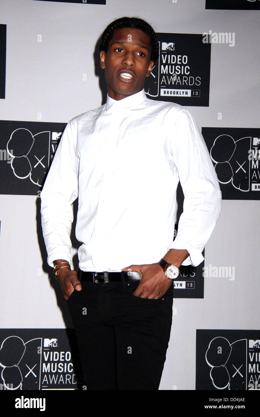 New York, New York, USA. 25th Aug, 2013. Rapper A$AP ROCKY poses for ...